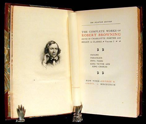 Robert Browning: Research and Buy First Editions, Limited Editions ...