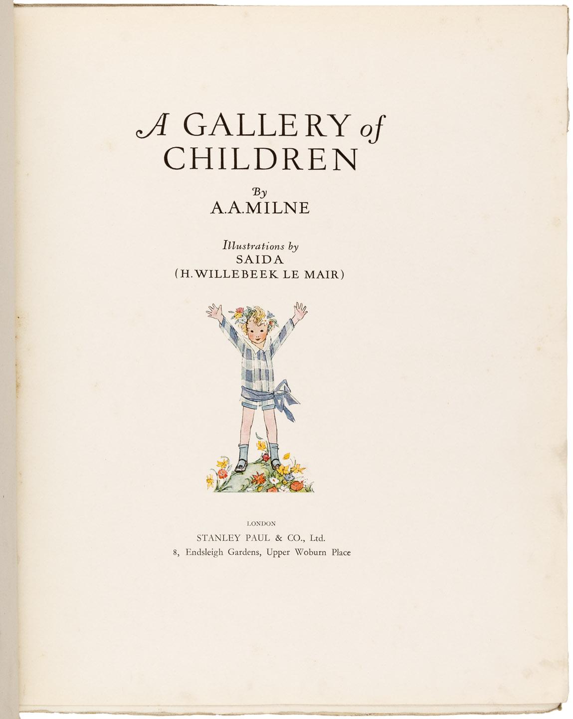 A.A. Milne: Research and Buy First Editions, Limited Editions, Signed ...