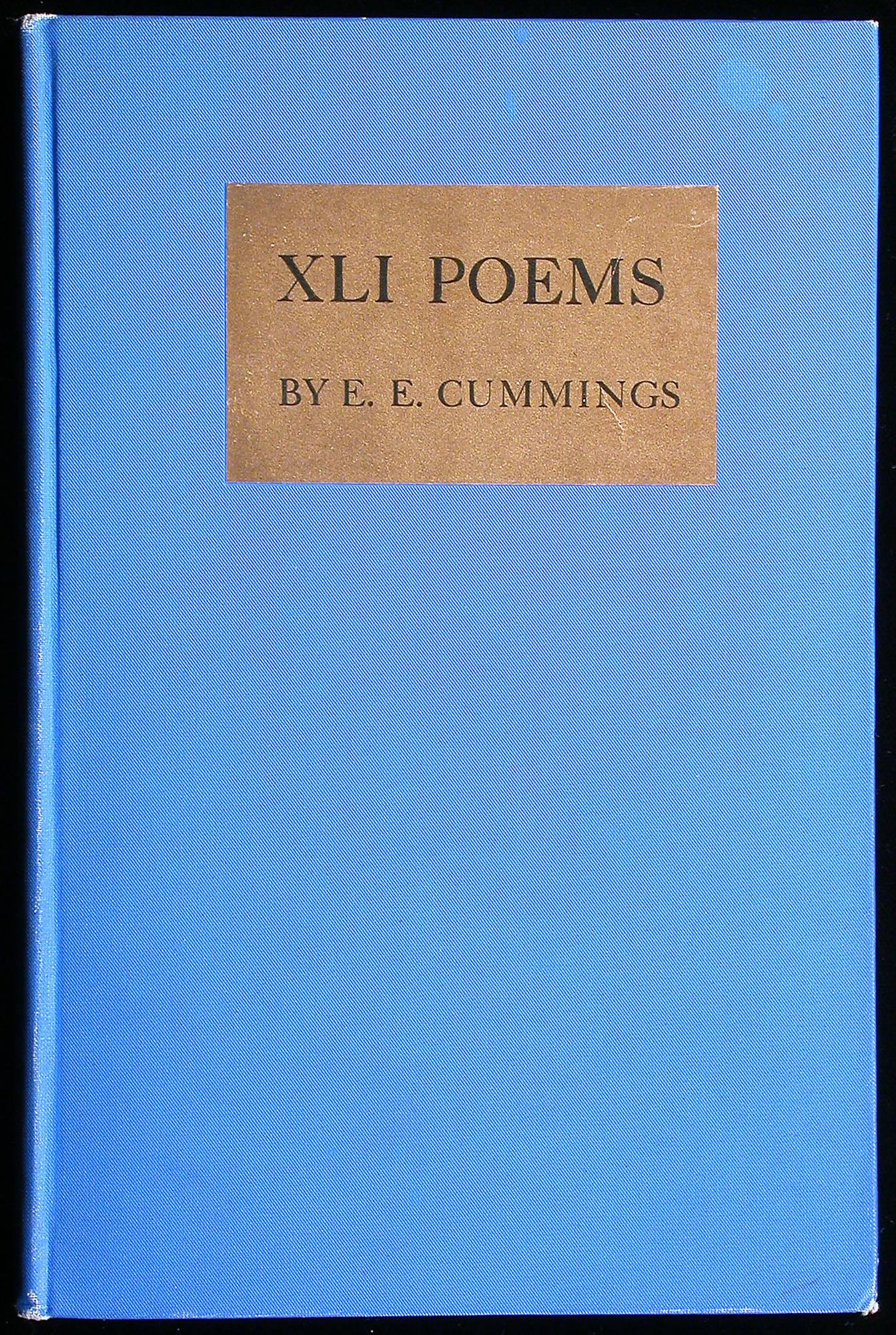 E. E. Cummings: Research and Buy First Editions, Limited Editions ...