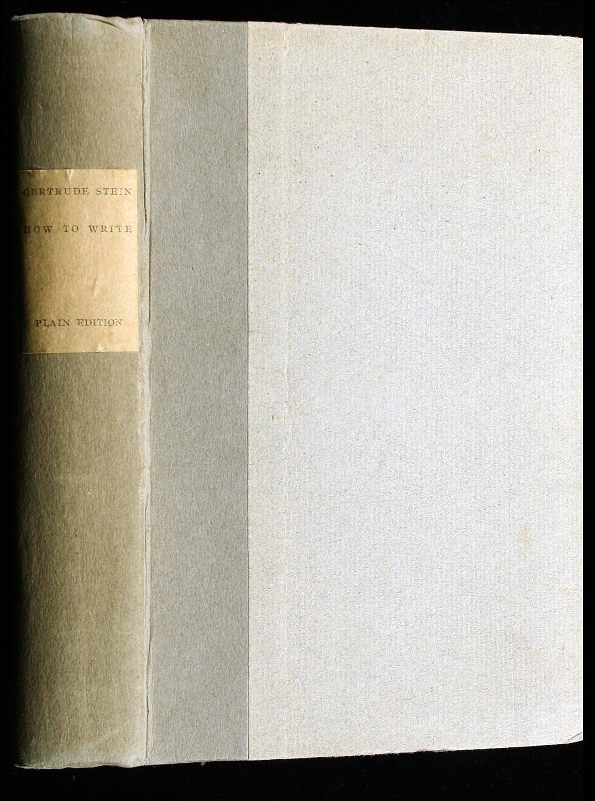 Gertrude Stein: Research and Buy First Editions, Limited Editions ...