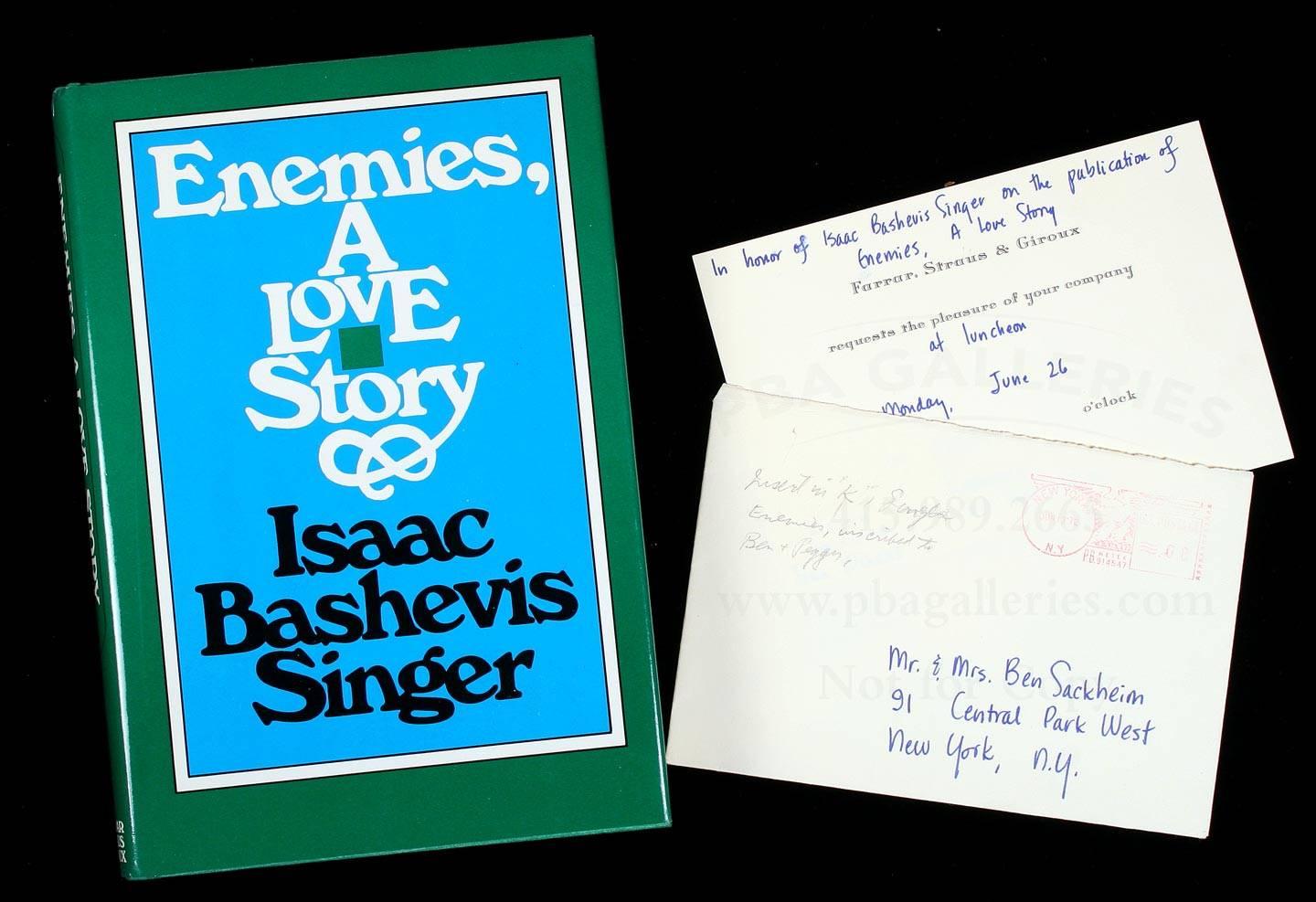 Isaac Bashevis Singer: Research and Buy First Editions, Limited ...