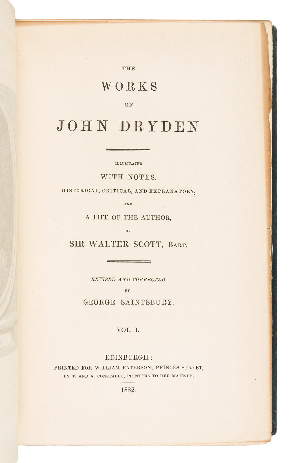 John Dryden: Research and Buy First Editions, Limited Editions, Signed ...
