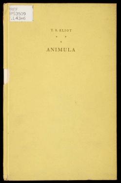 T. S. Eliot: Research and Buy First Editions, Limited Editions, Signed ...